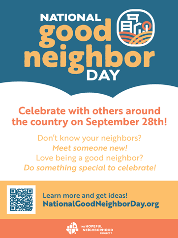 GOOD NEIGHBOR DAY & STORY WALK | BrookeCoPubLibraries