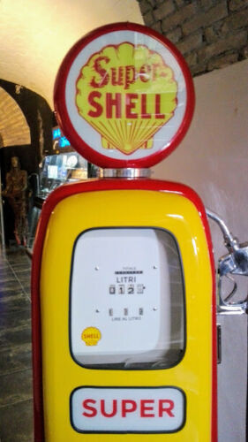 POMPA DI BENZINA DELLA SHELL RESTAURATA DEGLI ANNI 50 | SPACE Vintage