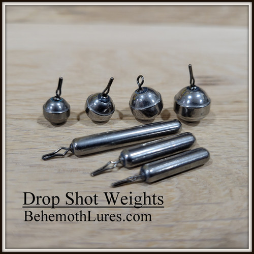 Round and Skinny Drop Shot Weights | ALLEYSTUNGSTEN.COM