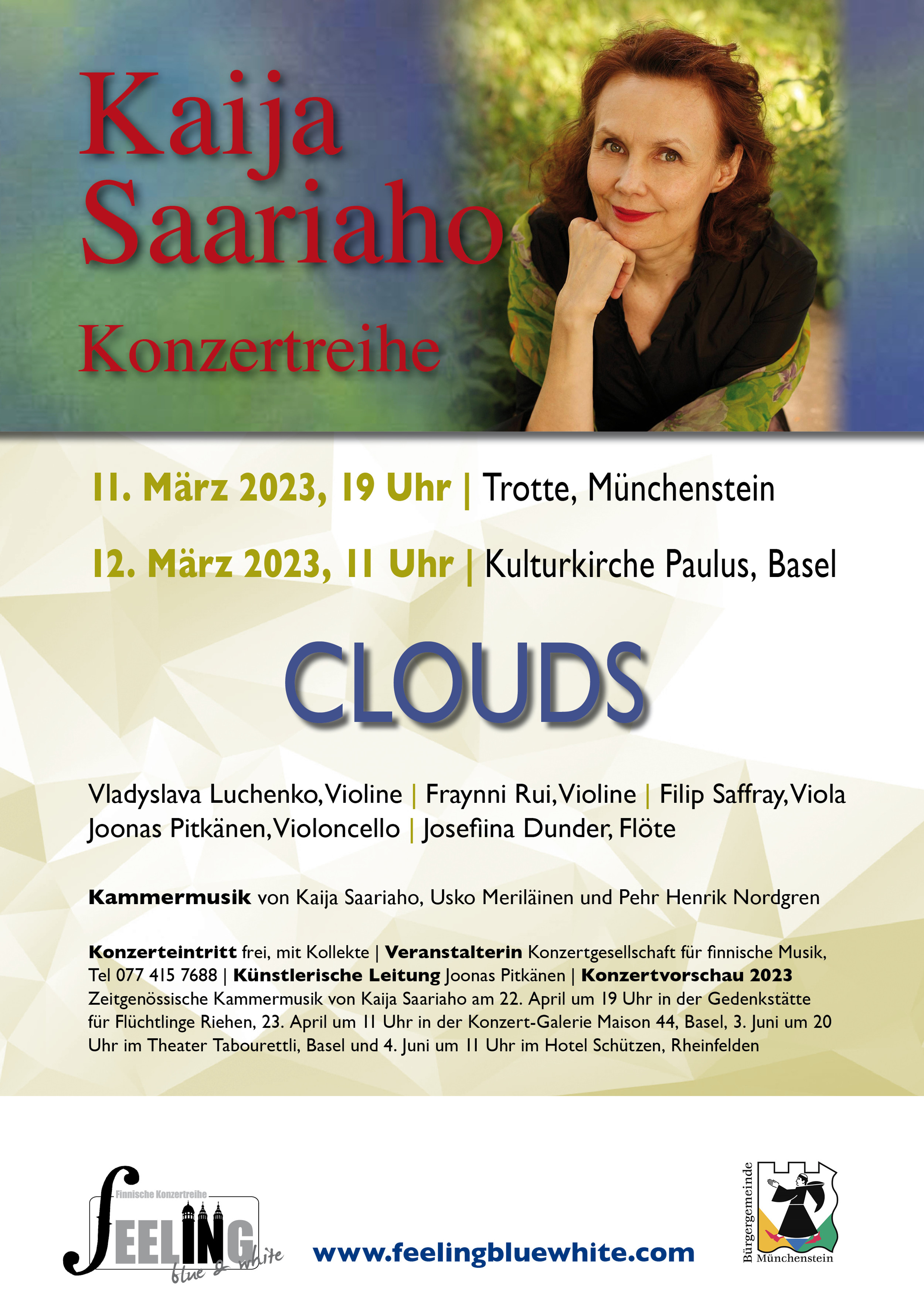 Cloud Trio - wie sich Kaija Saariaho von den Wolken in Les Arcs, in den ...