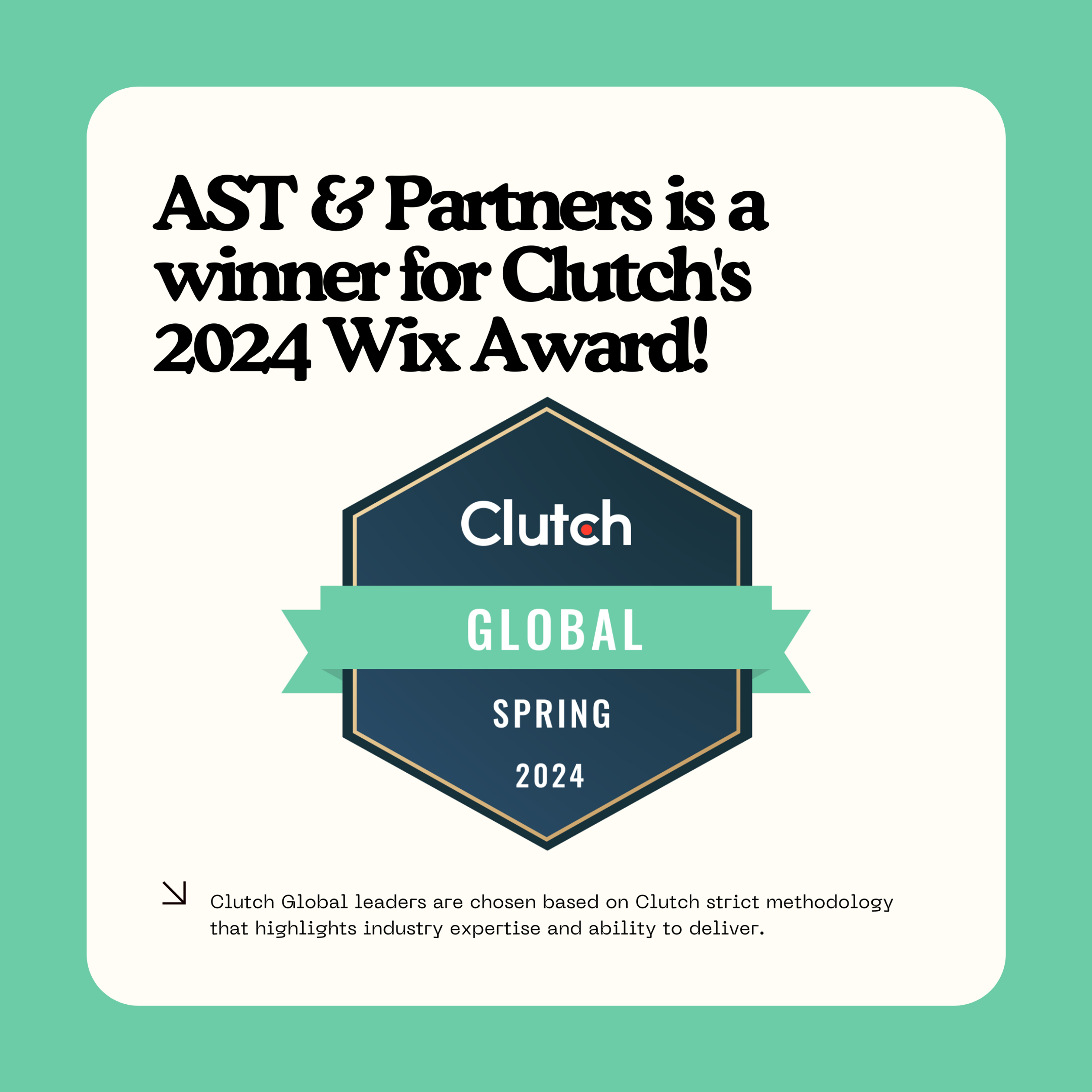 AST & Partners Recognised as a Clutch Global Leader for Spring 2024