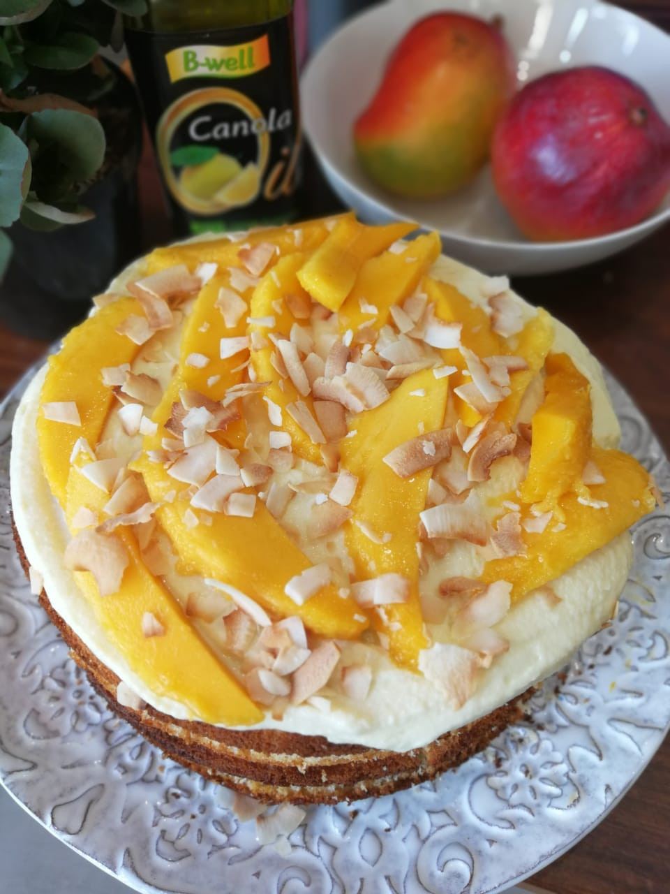 Mango Coconut Cake