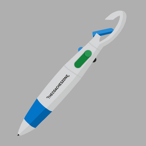 4 Colour Carabiner Pen – Multi-Functional Pen for Football Coaches ...