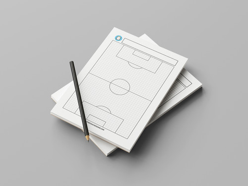 Handheld Touchline Pads – A6 Football Coaching Pitch Pad for Quick ...