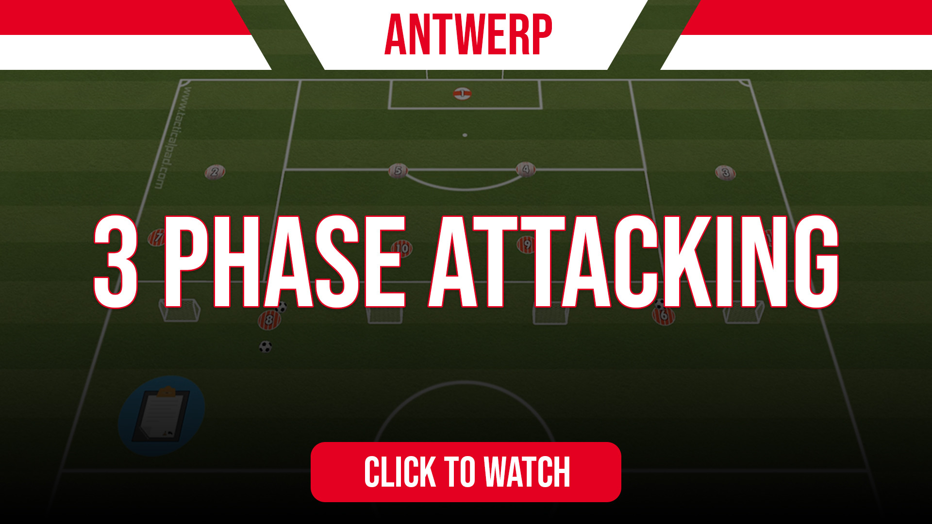Antwerp 3 Phase Attacking | The Coaches Zone