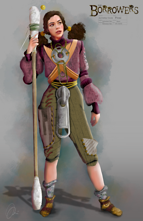 The Borrowers | Rebekah Rai Costume Illustrator