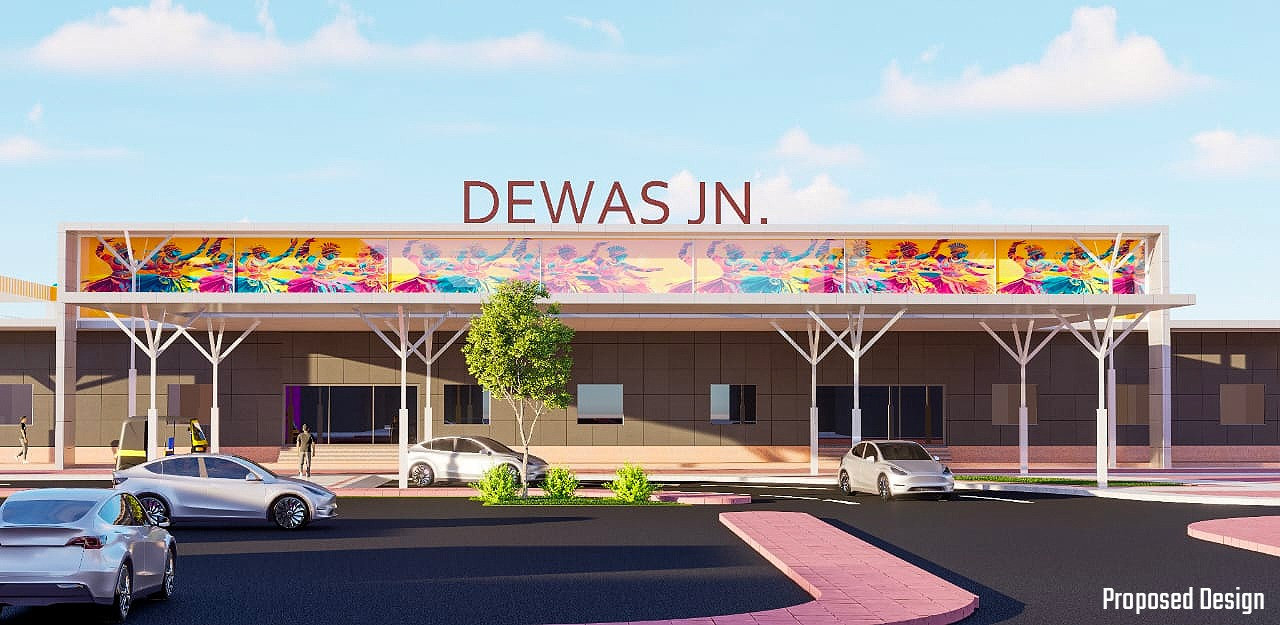 रेलवे ने सोशल मीडिया पर साझा की देवास स्टेशन के प्रस्तावित डिज़ाइन की ...