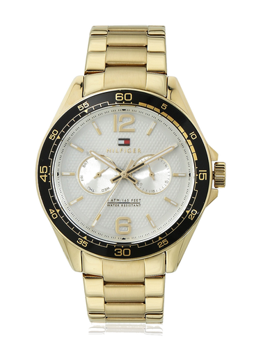 Tommy Hilfiger Men Silver-Toned Analog Watch TH1791365 | Livinmart