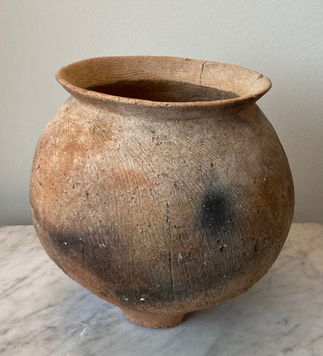 Low-fired clay pottery jar | Kamimura Gallery