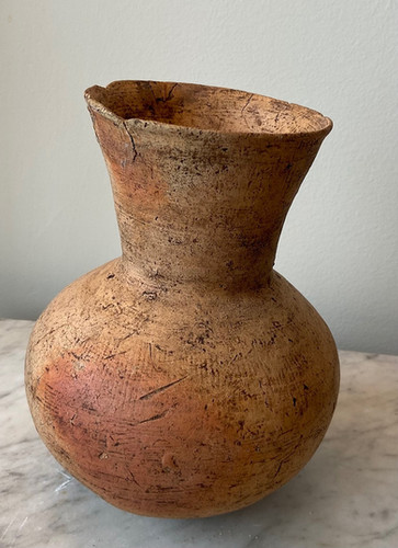 Low-fired clay pottery jar | Kamimura Gallery