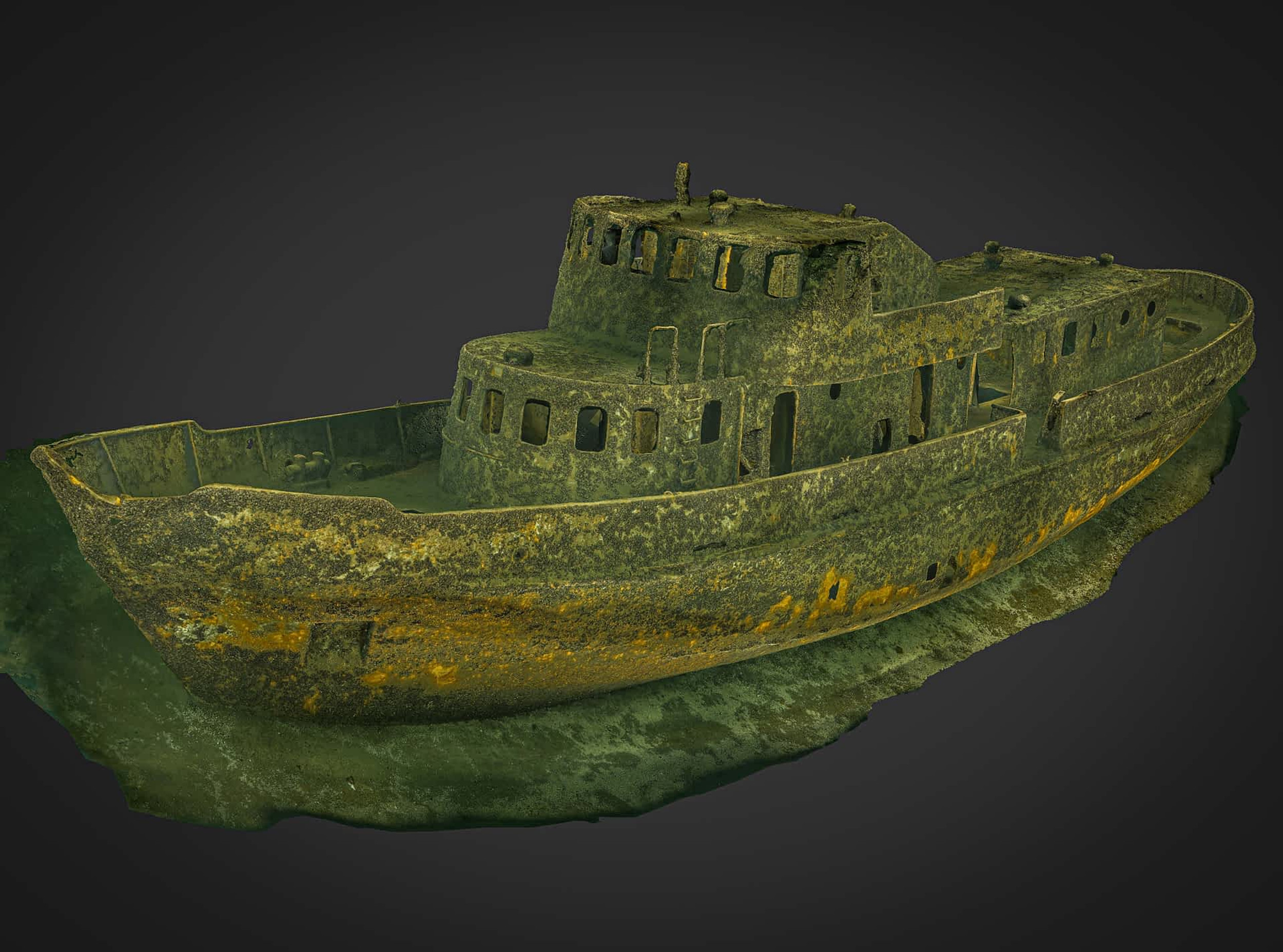Bryza wreck 3D model | Underwater 3D