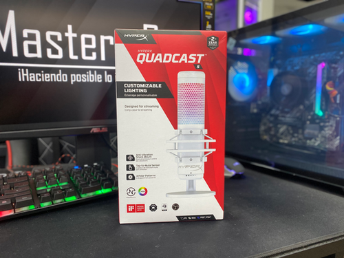 HyperX Quadcast s RGB [White] | Masters PC