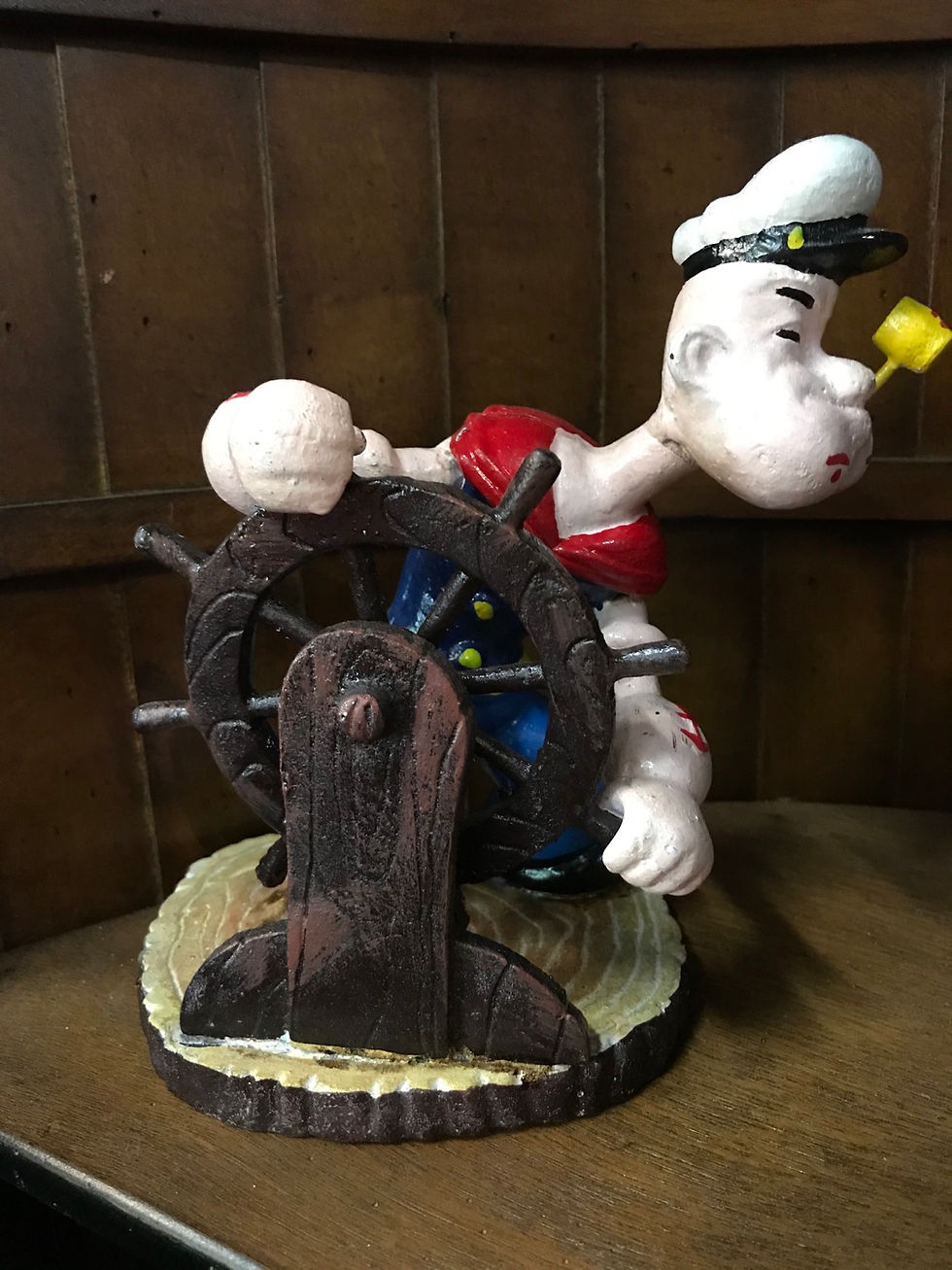 Popeye cast iron statue | Watchmaker