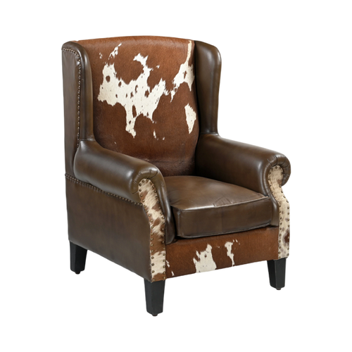 Joelene Hand Made Cowhide Arm Chair | Watchmaker