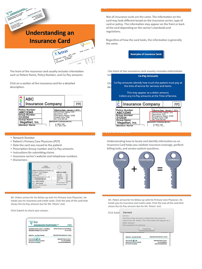 Understanding an Insurance Card | Hollon Portfolio