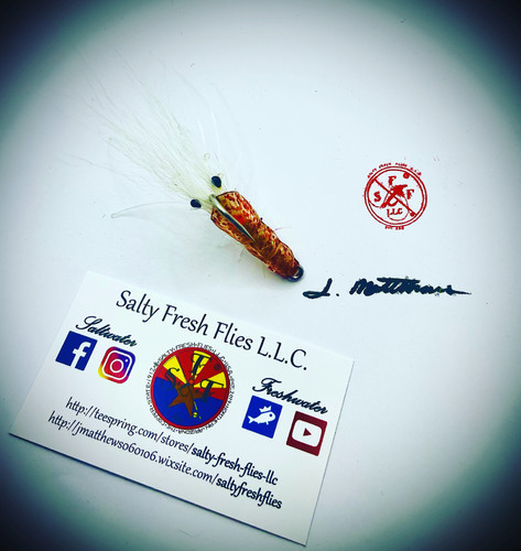 Glass Shrimp Fly | Salty Fresh Flies