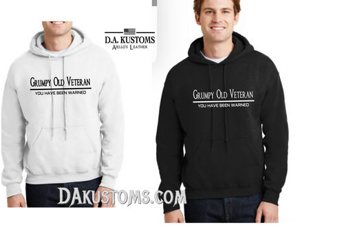 Grumpy Old Veteran hoodies | D.A. Kustoms