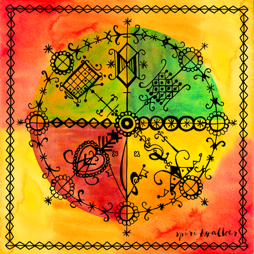 MILOKAN Veve Scarf | Spiritwalker Scarves