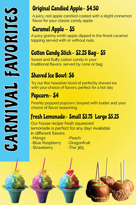 MENU | Carnival 365