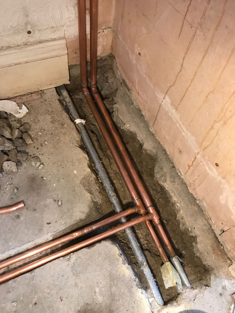 New Central Heating Pipework