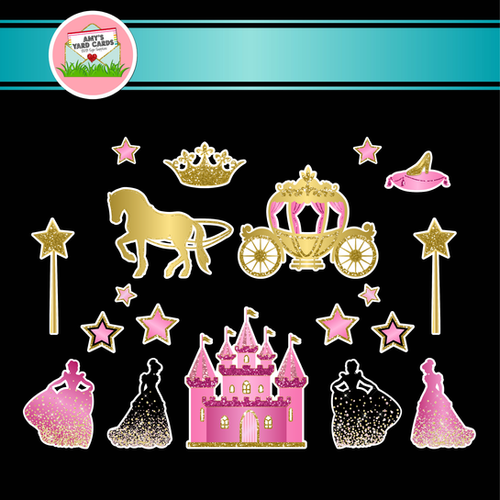 Pink Princess Set | Amy's Yard Cards