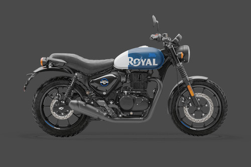 Royal Enfield Hunter 350 Rebel Blue | Moonraker Motorcycle