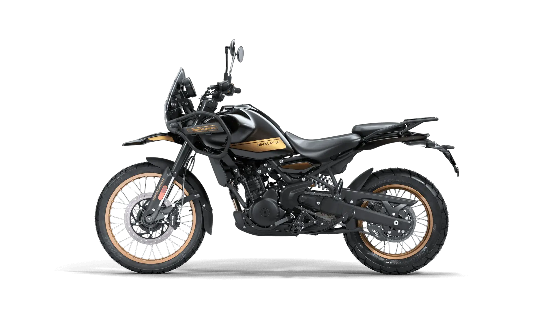 Royal Enfield Himalayan 450cc (Hanle Black - Tubeless) | Moonraker ...