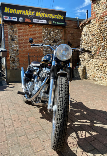 Royal Enfield Bullet 350 Custom Trials Build (2009) | Moonraker Motorcycle