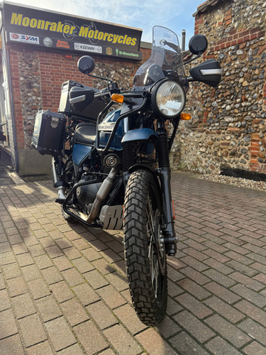 Royal Enfield Himalayan 411 – Glacier Blue (2024) | Moonraker Motorcycle