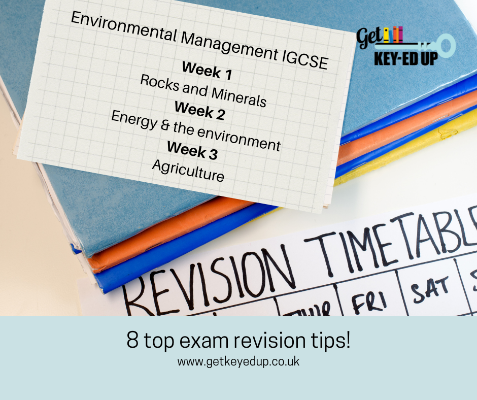 8 top exam revision tips for I/GCSE students