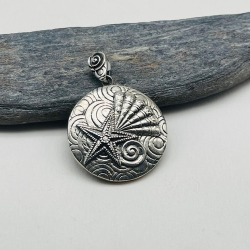 Buy Round Seaside Pendant | Lali Jewellery
