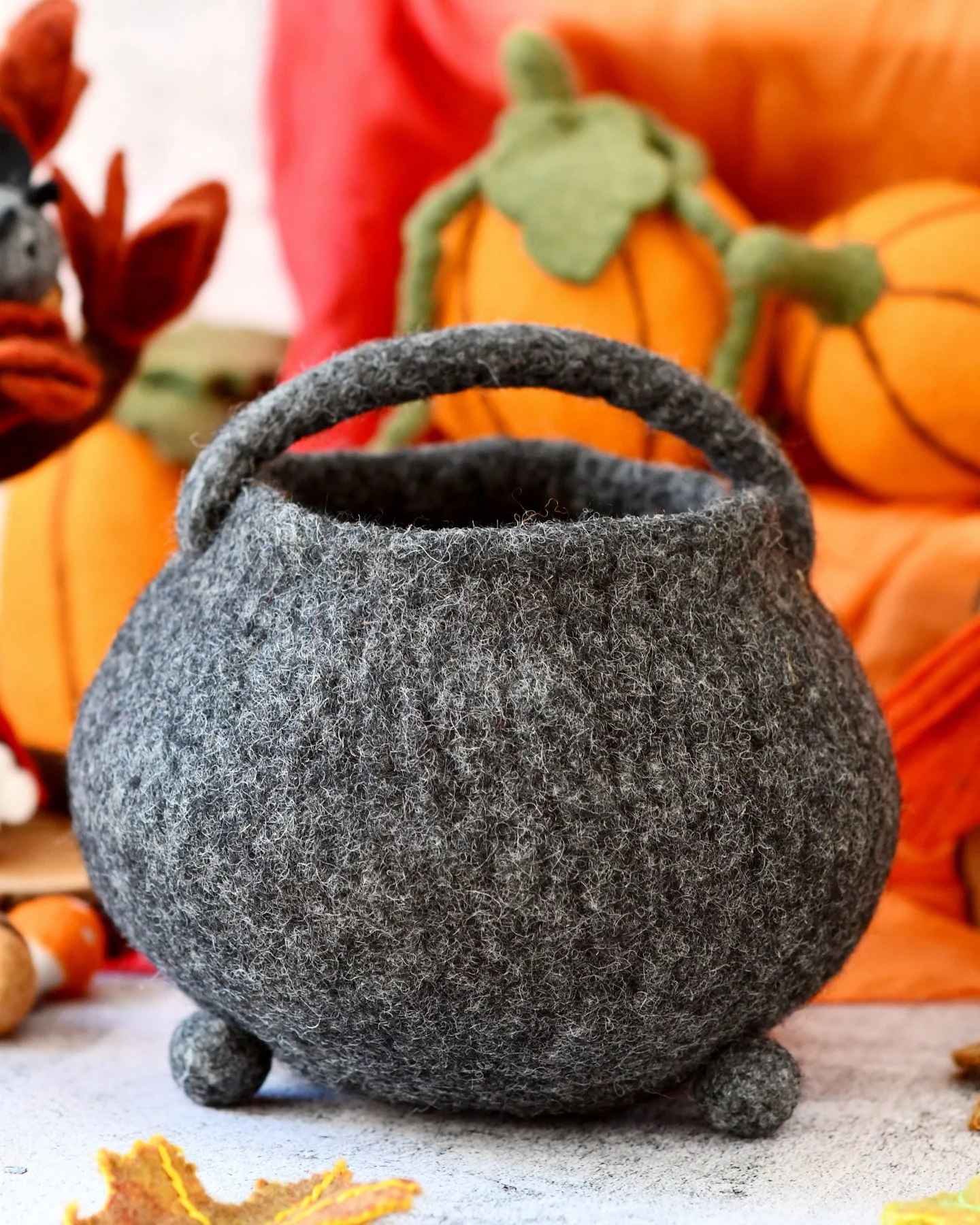 Felt Witches' Cauldron Bag | Well Oil Bee