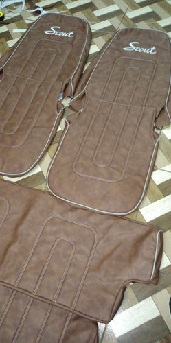 Scout 2 high top brown fronts custom | Customcutcovers
