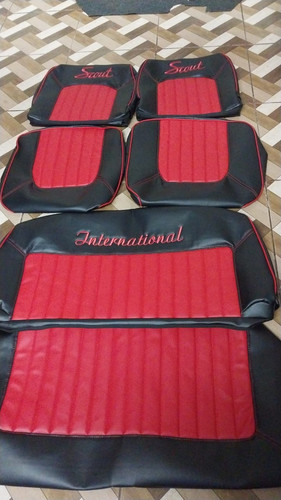 Scout 800 black OG with red custom front set with doors and visor ...
