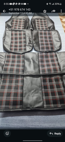 Scout 2 plaid with 3rd row | Customcutcovers
