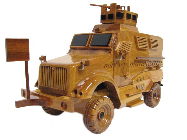 MaxxPro MRAP Wooden Model | Military Mahogany