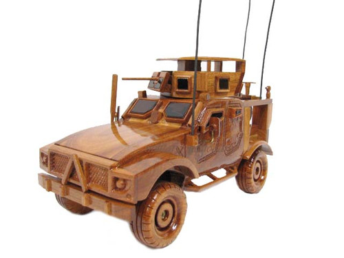 M-ATV MRAP Wooden Model | Military Mahogany