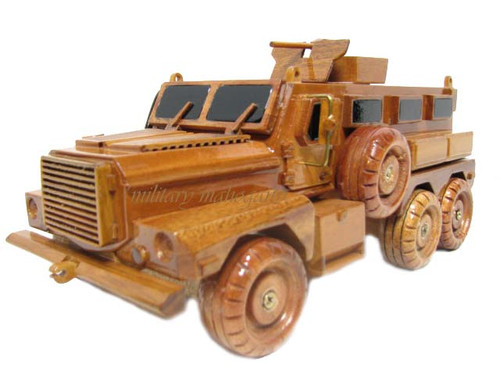 Cougar 6x6 MRAP Wooden Model | Military Mahogany