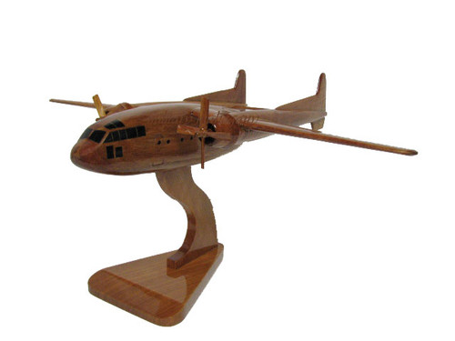 C-119 Flying Boxcar Wooden Model | Military Mahogany