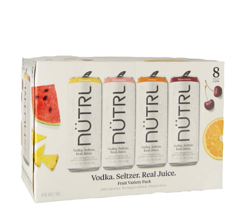Nutrl Vodka Seltzer Variety 8 Pack Cans / 8-355mL | Liquor