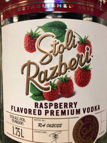 Stolichnaya vodka raspberry 1.75Li | Liquor