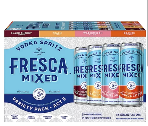 Fresca Mixed Vodka Spritz Variety 8 Pack | Liquor