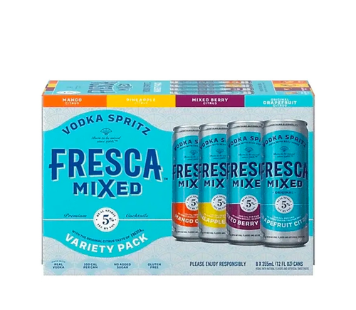 Fresca Vodka Spritz Variety 8 12oz Cans | Liquor