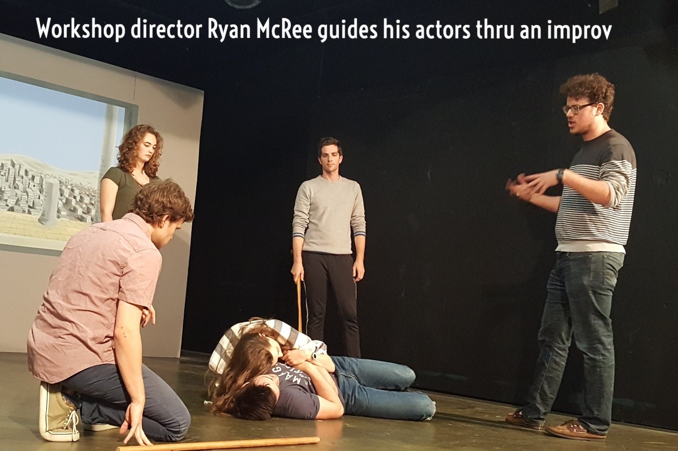 Pics Of Directors And Actors Collaborating At The Directors Workshop