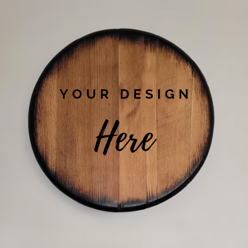 Custom Whiskey Barrel Head | Personalized Bar & Home Decor | Barrel ...