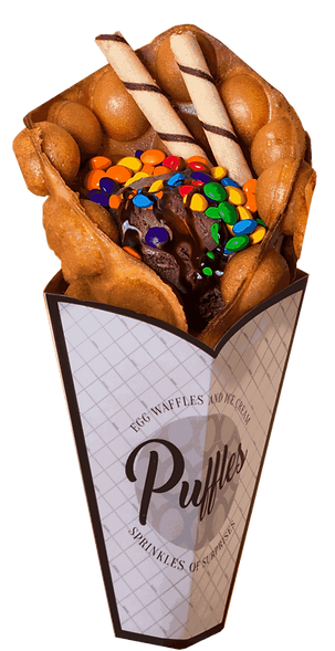 Puffles PH - Egg Waffles, Ice Cream, & Milktea Food Cart Manila