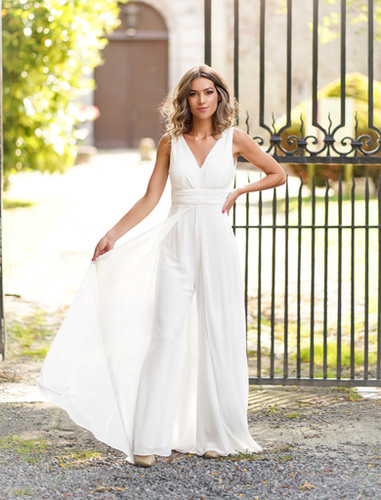 VELVET I Combi robe blanc | La Boutique TONIC
