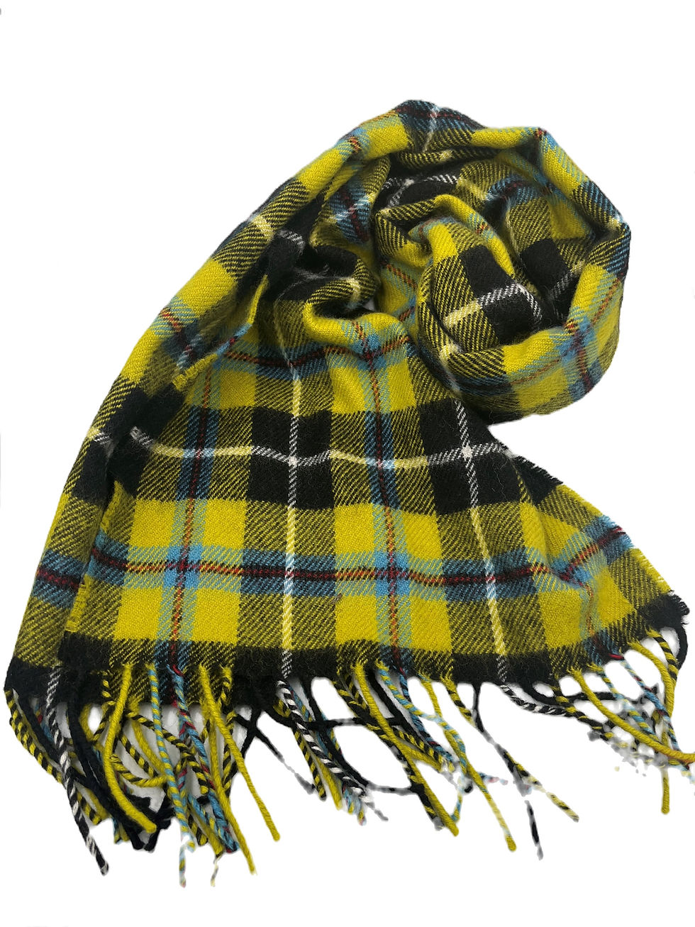 Cornish National Tartan Wool Scarf | Cornish Kilts