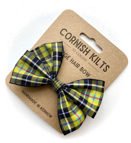 Cornish National Tartan Hair Bow | Cornish Kilts
