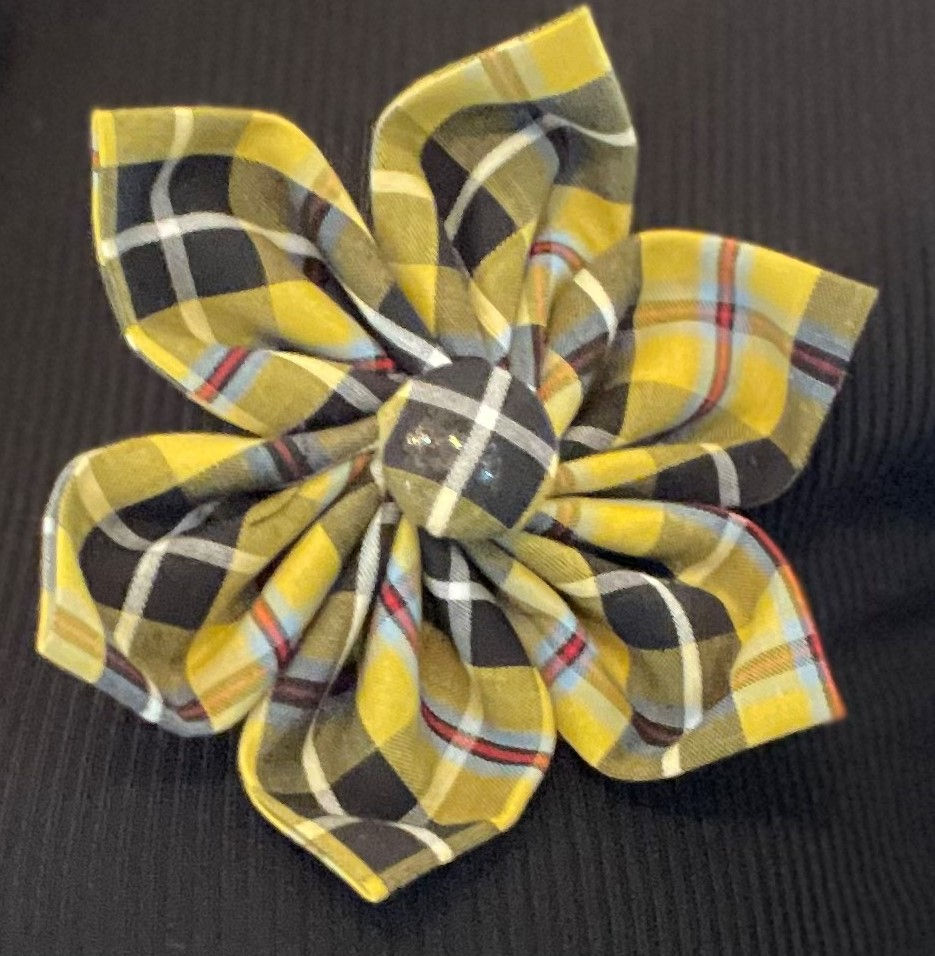 Cornish National Tartan Flower Broach | Cornish Kilts